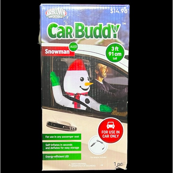 Other | Nwt Snowman Car Buddy | Poshmark